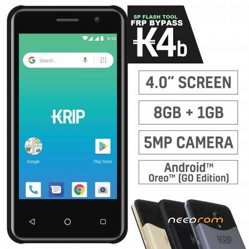 FRP BYPASS ROOT IMEI KRIP K4b CON SP FLASH TOOL | [Custom] add the 12/16/2023 on Needrom
